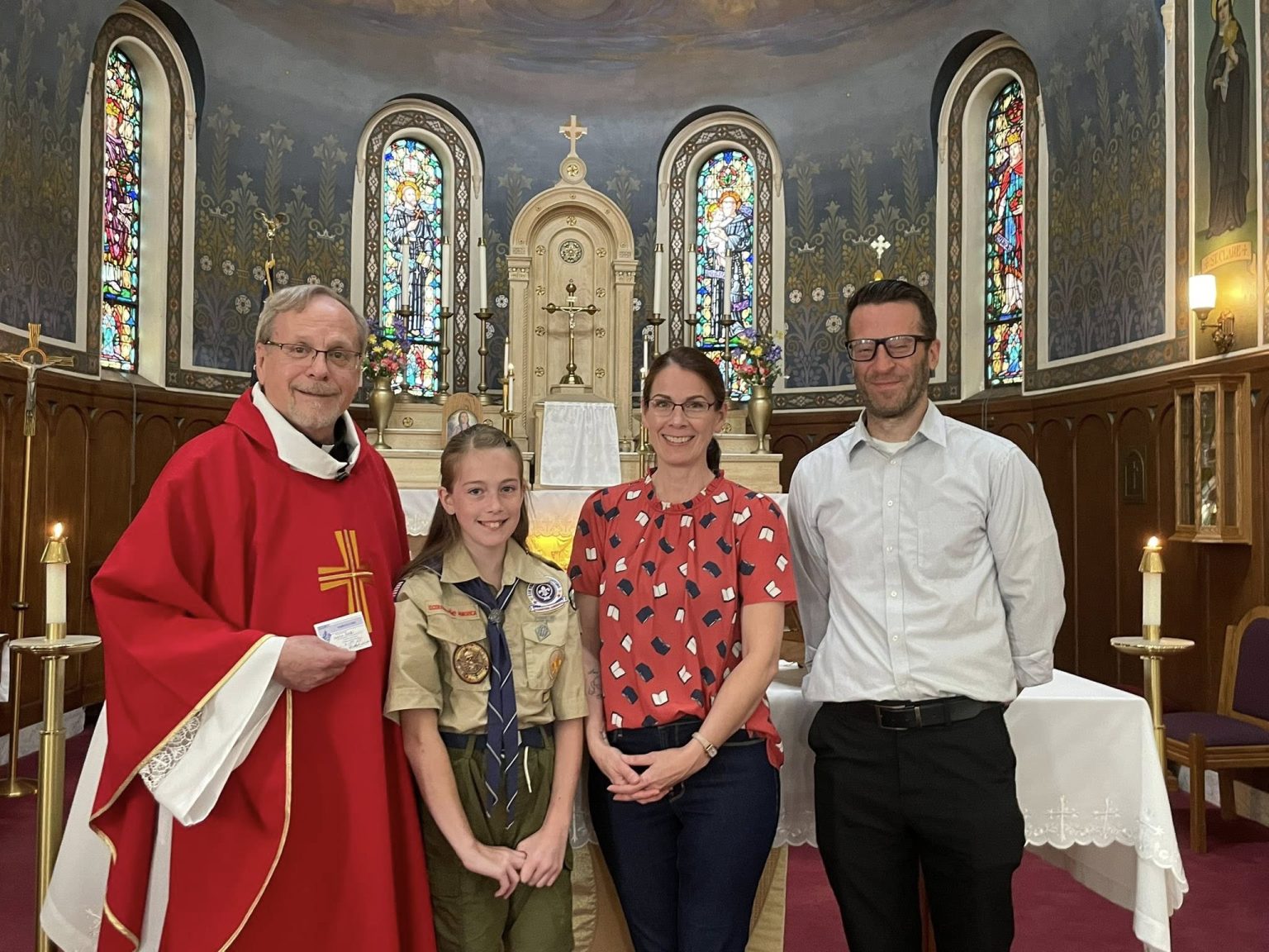 Scout receives religious award and is featured in local paper ...
